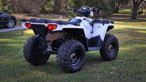 White Polaris Sportsman 2019 in Rapla, with an engine capacity of 0.57 L and mileage of 4 thousand km for 5190 €, photo 5 on AUTOMOTO.COM.LV