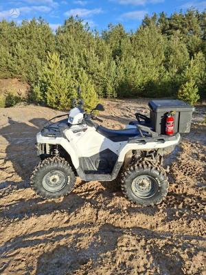 White Polaris Sportsman 2021 in Ariogala, with an engine capacity of 0.57 L and mileage of 12 thousand km for 5900 €, photo 7 on AUTOMOTO.COM.LV