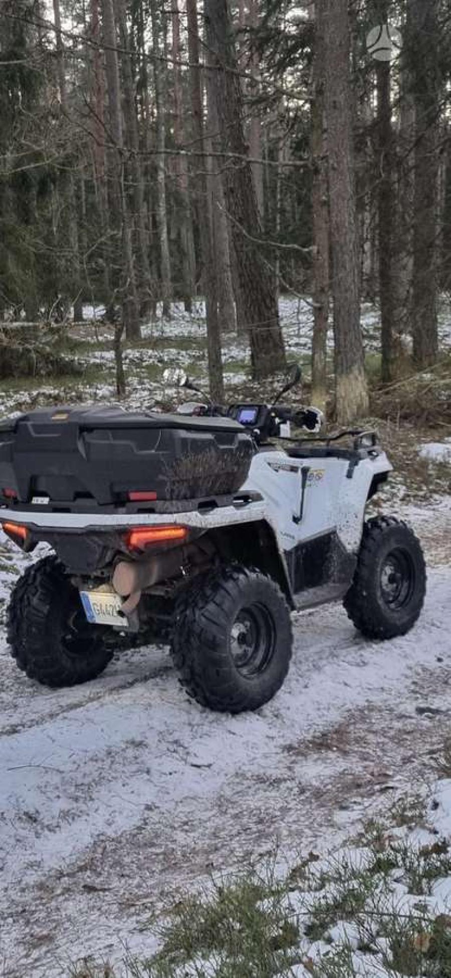 White Polaris Sportsman 2022 in Sakiai, with an engine capacity of 0.57 L and mileage of 4 thousand km for 6900 €, photo 2 on AUTOMOTO.COM.LV