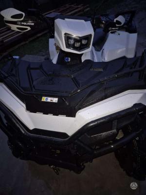 White Polaris Sportsman 2022 in Sakiai, with an engine capacity of 0.57 L and mileage of 4 thousand km for 6900 €, photo 3 on AUTOMOTO.COM.LV