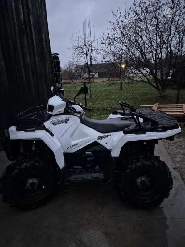 White Polaris Sportsman 2022 in Sakiai, with an engine capacity of 0.57 L and mileage of 4 thousand km for 6900 €, photo 8 on AUTOMOTO.COM.LV