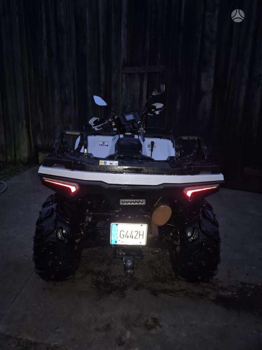 White Polaris Sportsman 2022 in Sakiai, with an engine capacity of 0.57 L and mileage of 4 thousand km for 6900 €, photo 10 on AUTOMOTO.COM.LV