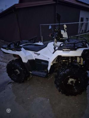 White Polaris Sportsman 2022 in Sakiai, with an engine capacity of 0.57 L and mileage of 4 thousand km for 6900 €, photo 12 on AUTOMOTO.COM.LV