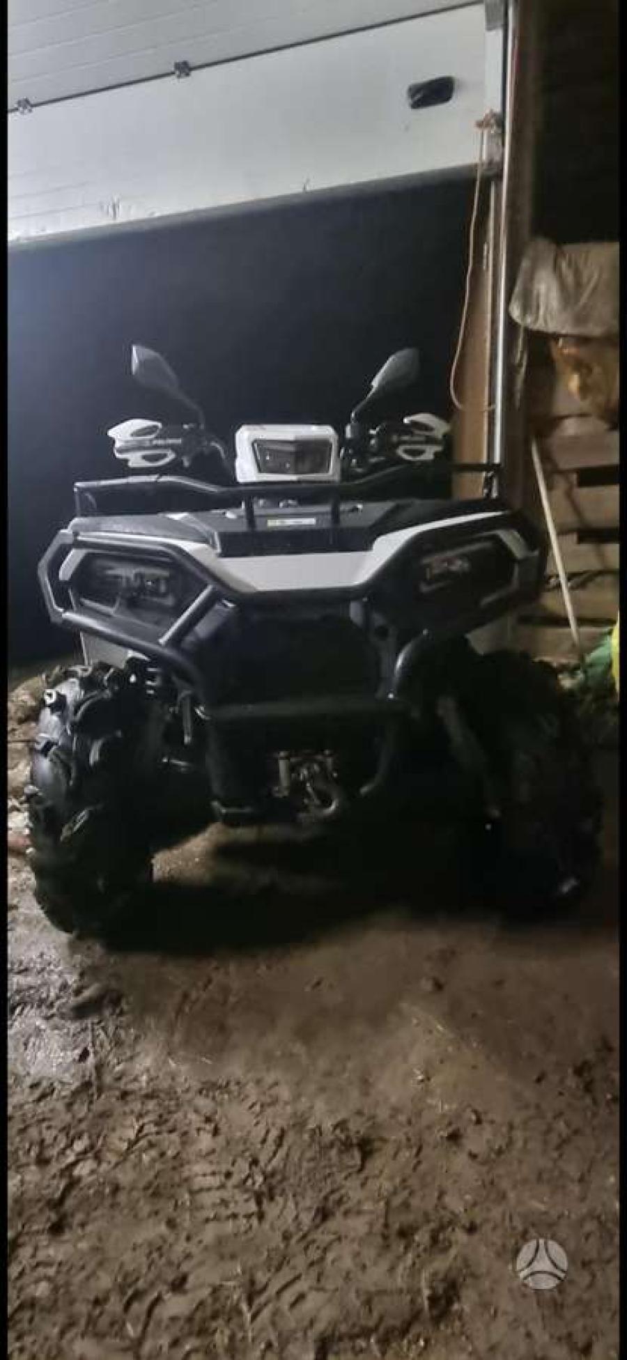 White Polaris Sportsman 2022 in Sakiai, with an engine capacity of 0.57 L and mileage of 4 thousand km for 6900 €, photo 14 on AUTOMOTO.COM.LV