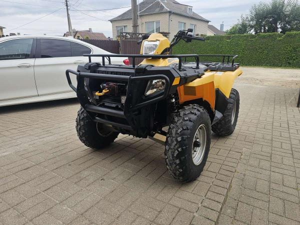 Yellow Polaris Sportsman 2005 in Kursenai, with an engine capacity of 0.50 L and mileage of 2 thousand km for 3800 €, photo 1 on AUTOMOTO.COM.LV