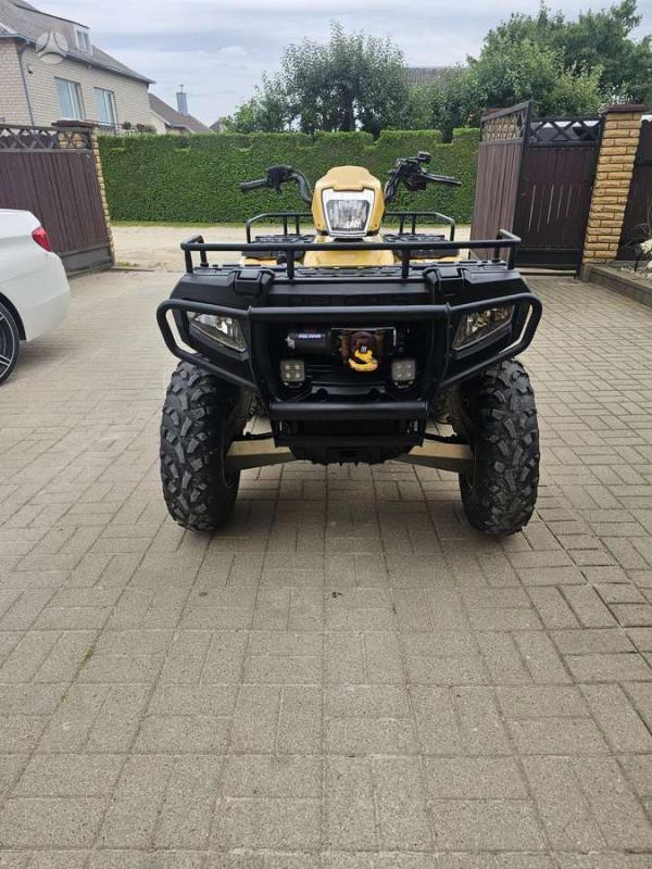 Yellow Polaris Sportsman 2005 in Kursenai, with an engine capacity of 0.50 L and mileage of 2 thousand km for 3800 €, photo 7 on AUTOMOTO.COM.LV