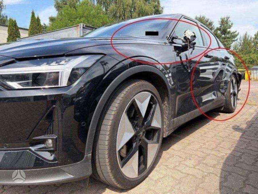 Black Polestar 2 2024 in Klaipeda, with an engine capacity of 0.00 L and mileage of 21 thousand km for 20100 €, photo 5 on AUTOMOTO.COM.LV