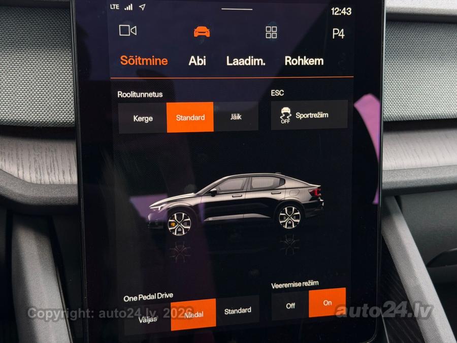 Melns Polestar 2 2020 Pērnava, ar dzinēja tilpumu 0.00 L un nobraukumu 105 tūkst. km par 27900 €, foto 15 vietnē AUTOMOTO.COM.LV