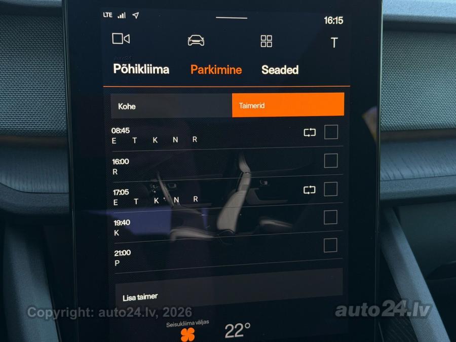 Black Polestar 2 2021 in Parnu, with an engine capacity of 0.00 L and mileage of 119 thousand km for 27900 €, photo 19 on AUTOMOTO.COM.LV