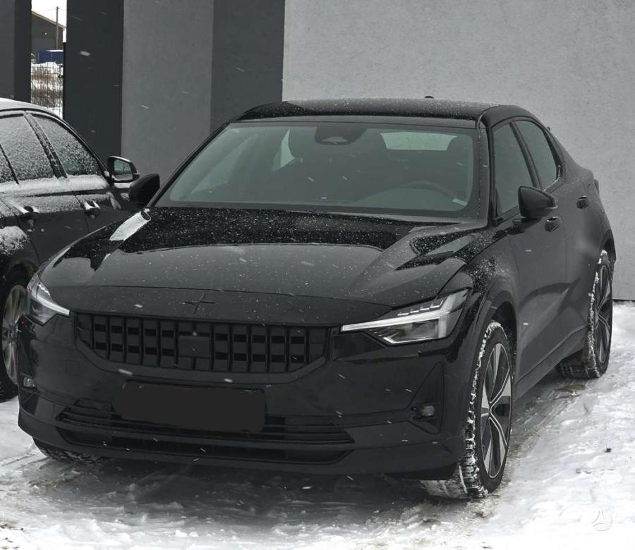Black Polestar 2 2023 in Klaipeda, with an engine capacity of 0.00 L and mileage of 80 thousand km for 24700 €, photo 2 on AUTOMOTO.COM.LV