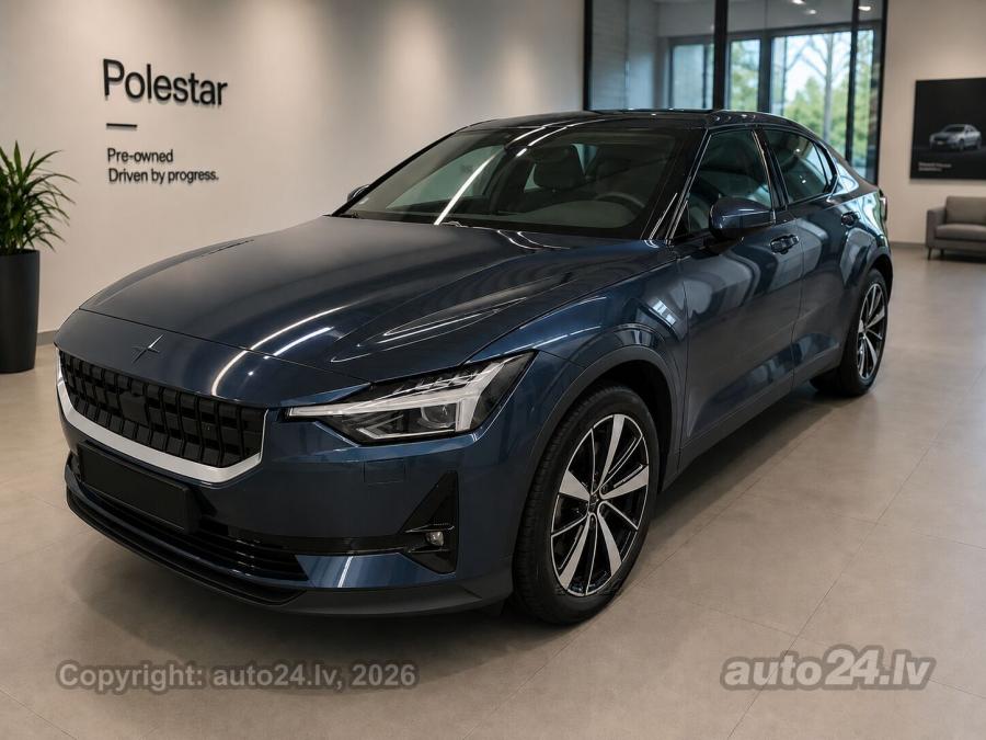 Синий Polestar 2 2021 в Таллин, объемом двигателя 0.00 л и пробегом 90 тыс. км за 32000 €, фото 1 на AUTOMOTO.COM.LV
