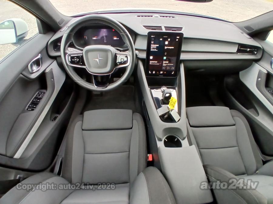 White Polestar 2 2020 in Tartu, with an engine capacity of 0.00 L and mileage of 189 thousand km for 24900 €, photo 14 on AUTOMOTO.COM.LV