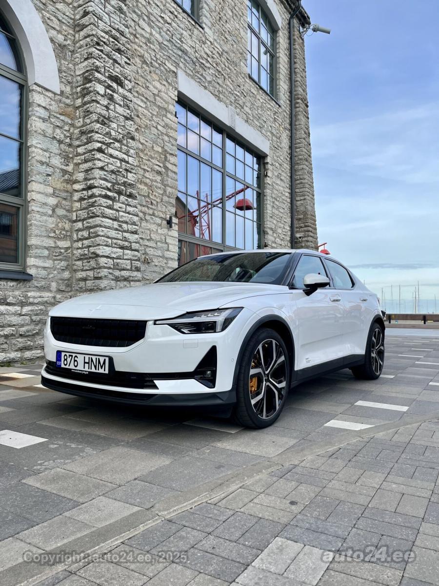 White Polestar 2 2021 in Tallinn, with an engine capacity of 0.00 L and mileage of 140 thousand km for 27490 €, photo 1 on AUTOMOTO.COM.LV