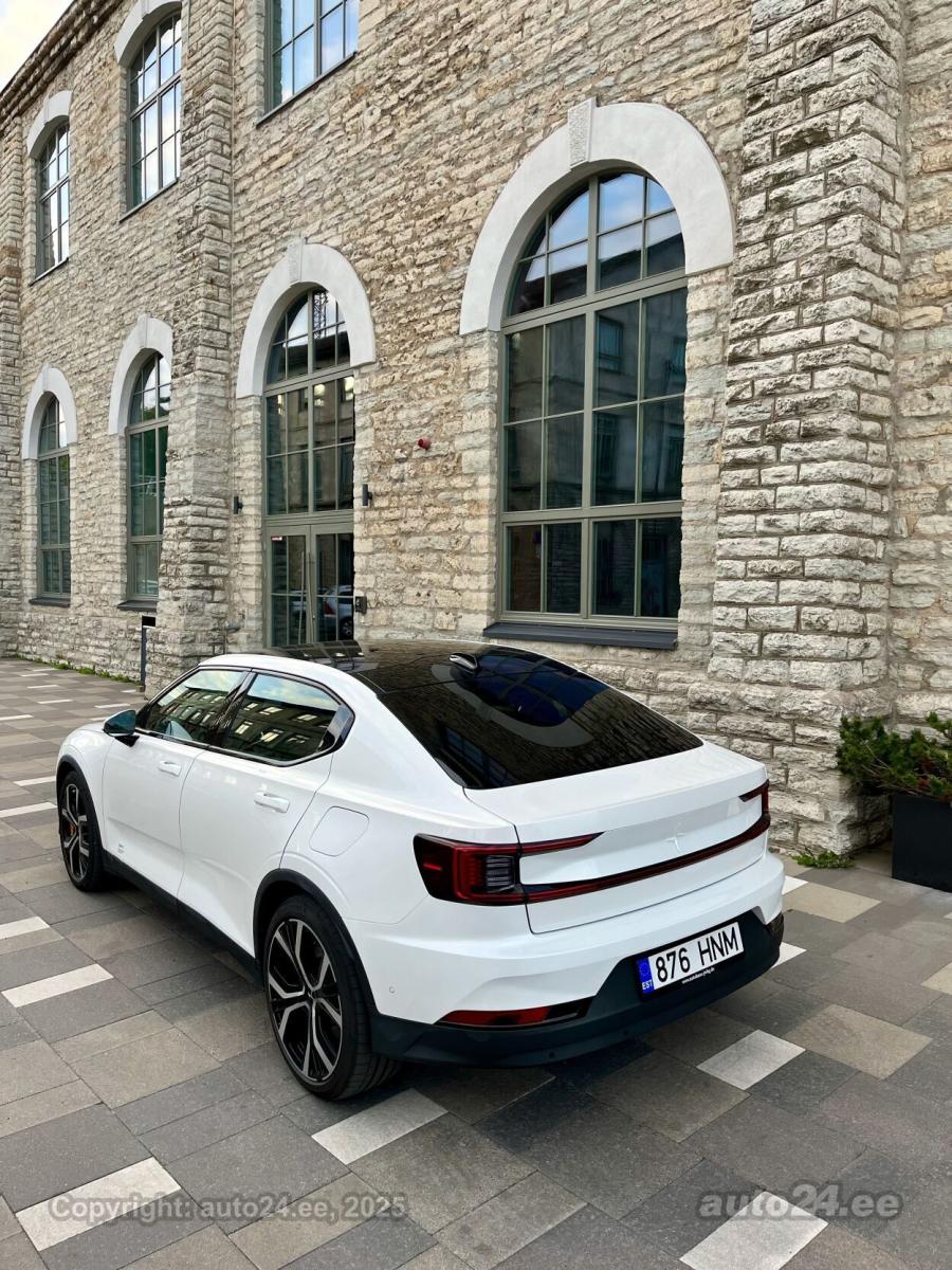 White Polestar 2 2021 in Tallinn, with an engine capacity of 0.00 L and mileage of 140 thousand km for 27490 €, photo 3 on AUTOMOTO.COM.LV