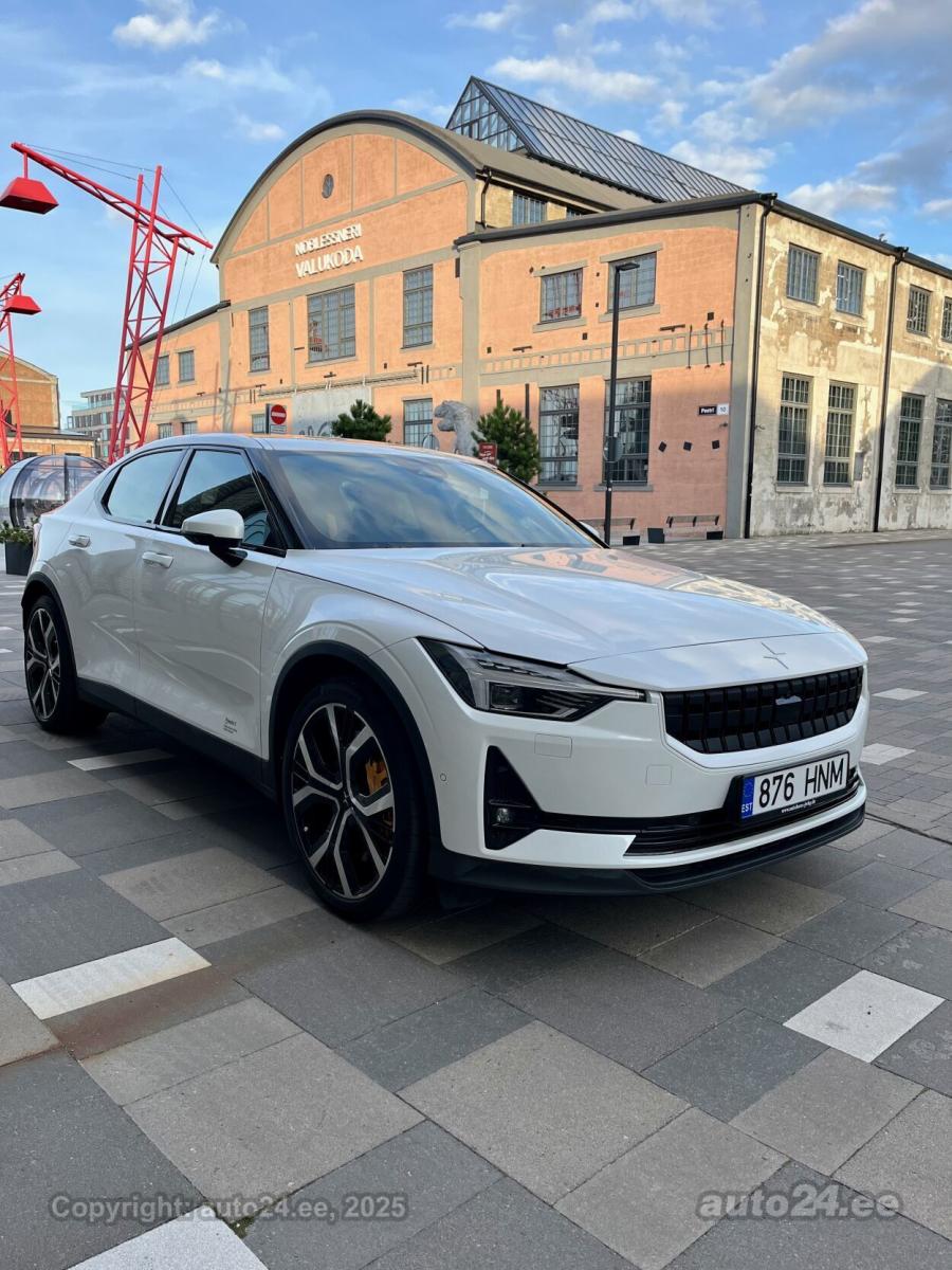 White Polestar 2 2021 in Tallinn, with an engine capacity of 0.00 L and mileage of 140 thousand km for 27490 €, photo 5 on AUTOMOTO.COM.LV