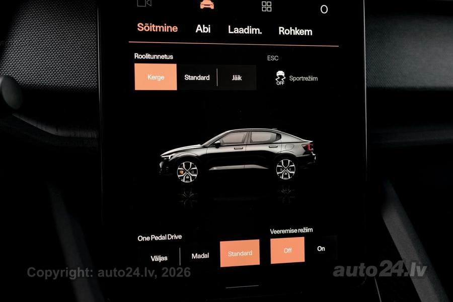 Белый Polestar 2 2021 в Пярну, объемом двигателя 0.00 л и пробегом 85 тыс. км за 26900 €, фото 26 на AUTOMOTO.COM.LV