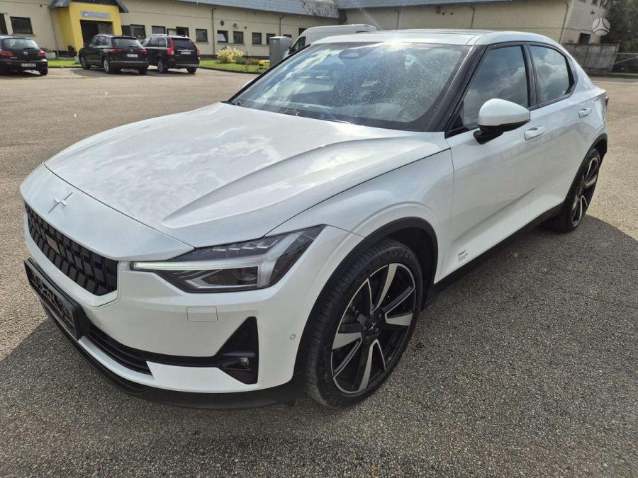 White Polestar 2 2021 in Mazeikiai, with an engine capacity of 0.00 L and mileage of 138 thousand km for 15800 €, photo 1 on AUTOMOTO.COM.LV