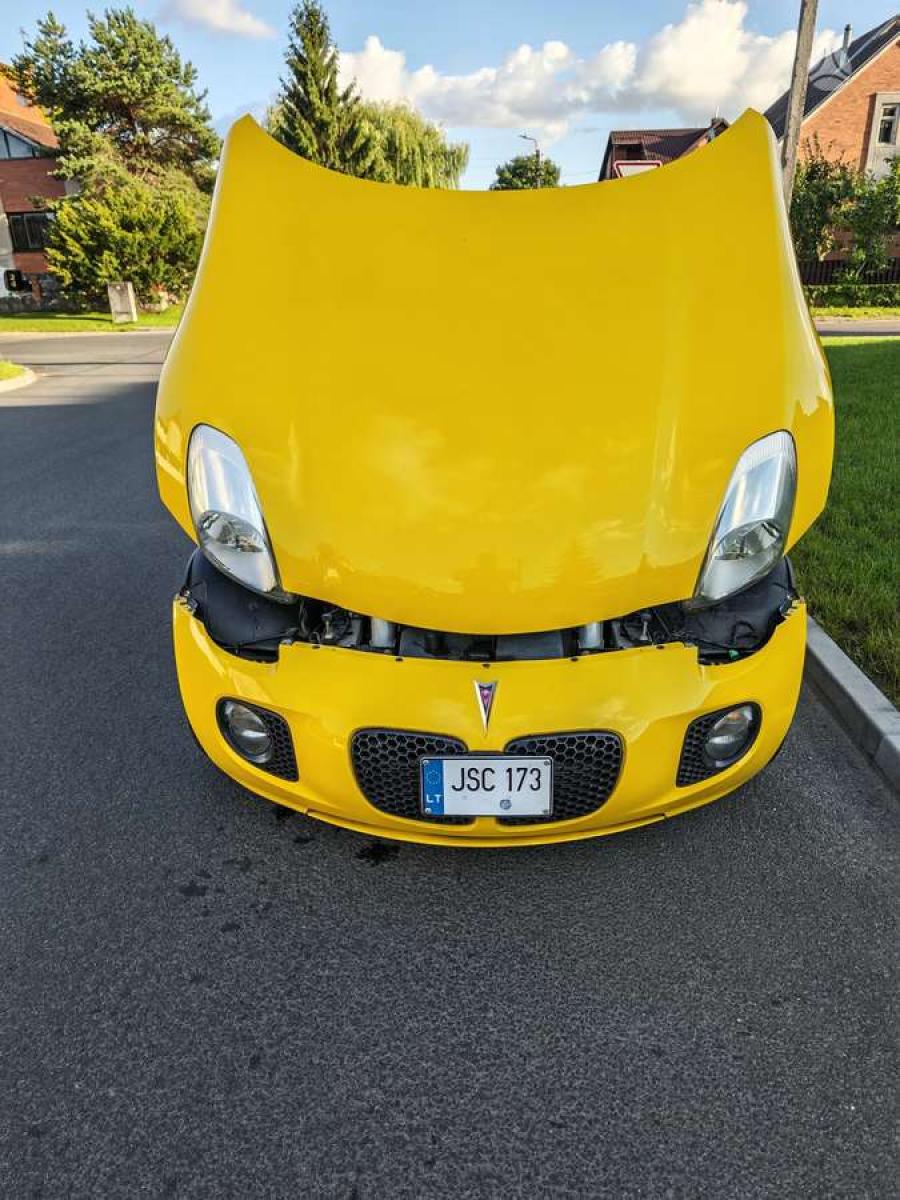 Dzeltens Pontiac Solstice 2008 Panevēža, ar dzinēja tilpumu 2.00 L un nobraukumu 55 tūkst. km par 8800 €, foto 12 vietnē AUTOMOTO.COM.LV