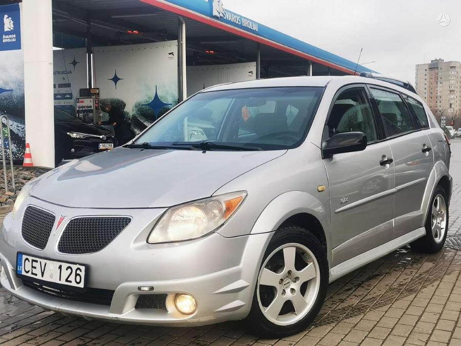 Pelēks Pontiac Vibe 2006 Viļņa, ar dzinēja tilpumu 1.80 L un nobraukumu 105 tūkst. km par 2600 €, foto 1 vietnē AUTOMOTO.COM.LV
