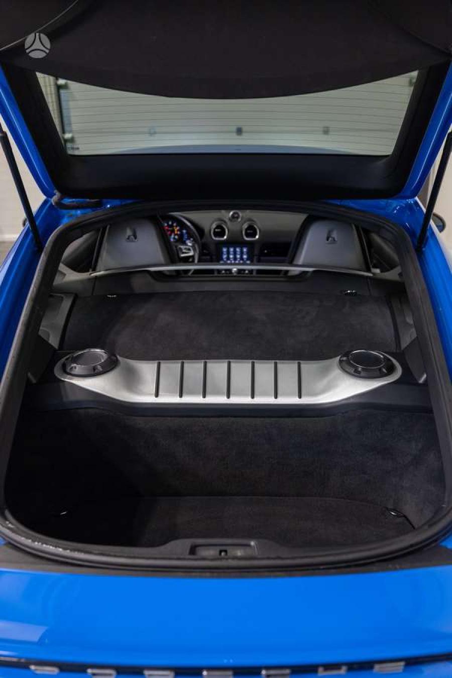 Blue Porsche 718 2023 in Vilnius, with an engine capacity of 2.00 L and mileage of 14 thousand km for 60000 €, photo 14 on AUTOMOTO.COM.LV