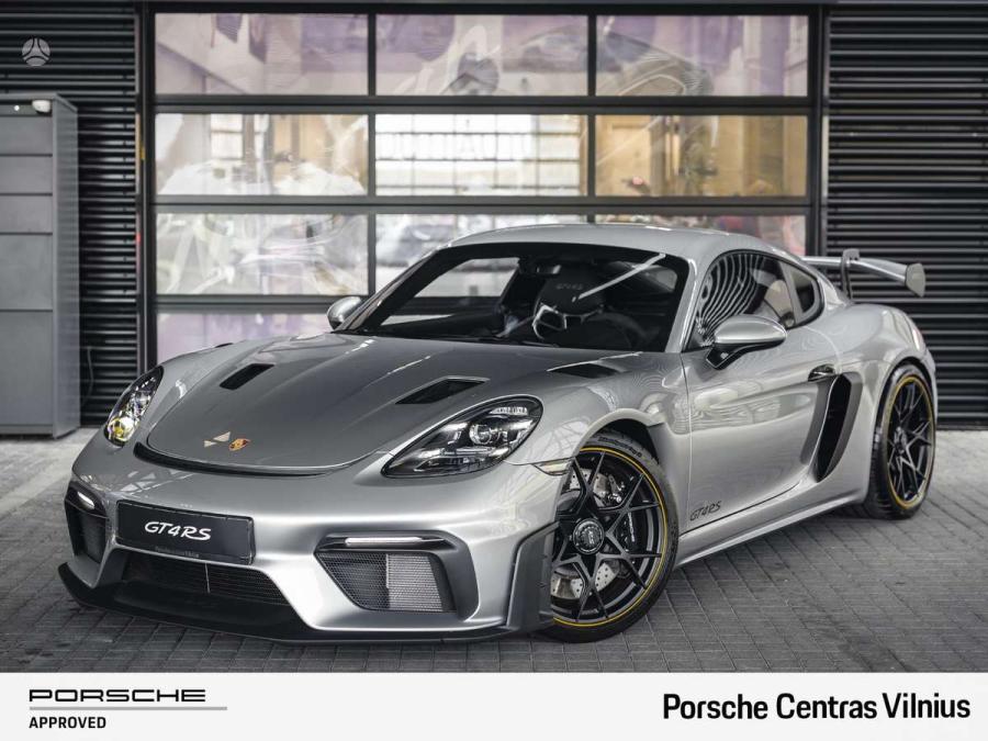 Pelēks Porsche 718 2026 Viļņa, ar dzinēja tilpumu 4.00 L un nobraukumu 2 tūkst. km par 170015 €, foto 1 vietnē AUTOMOTO.COM.LV