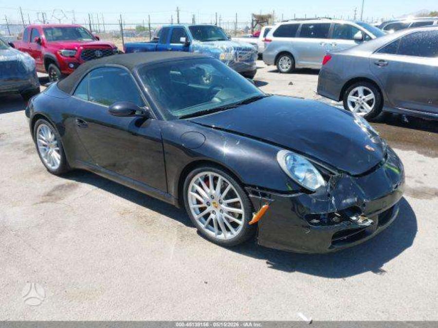 Black Porsche 911 2006 in Klaipeda, with an engine capacity of 3.80 L and mileage of 48 thousand km for 17100 €, photo 1 on AUTOMOTO.COM.LV
