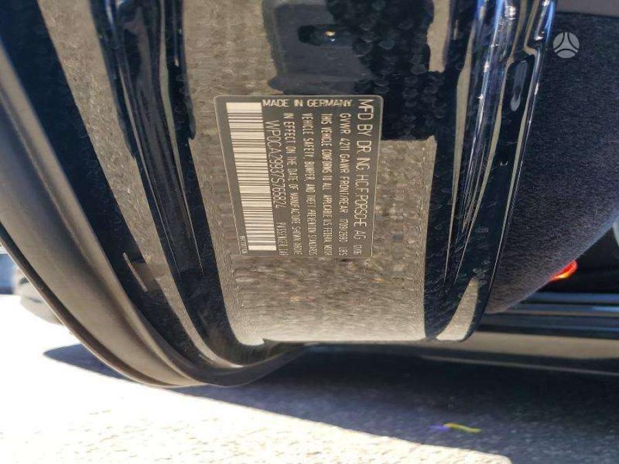 Черный Порше 911 2007 в Клайпеда, объемом двигателя 3.60 л и пробегом 83 тыс. км за 18500 €, фото 13 на AUTOMOTO.COM.LV