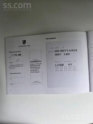Черный Порше 911 2009 в Рига, объемом двигателя 3.80 л и пробегом 96 тыс. км за 67700 €, фото 13 на AUTOMOTO.COM.LV