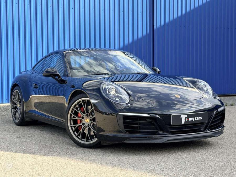Black Porsche 911 2017 in Kaunas, with an engine capacity of 2.98 L and mileage of 87 thousand km for 84911 €, photo 6 on AUTOMOTO.COM.LV