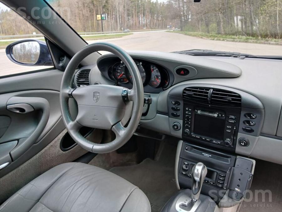 Синий Порше 911 1999 в Рига, объемом двигателя 3.40 л и пробегом 165 тыс. км за 29999 €, фото 8 на AUTOMOTO.COM.LV
