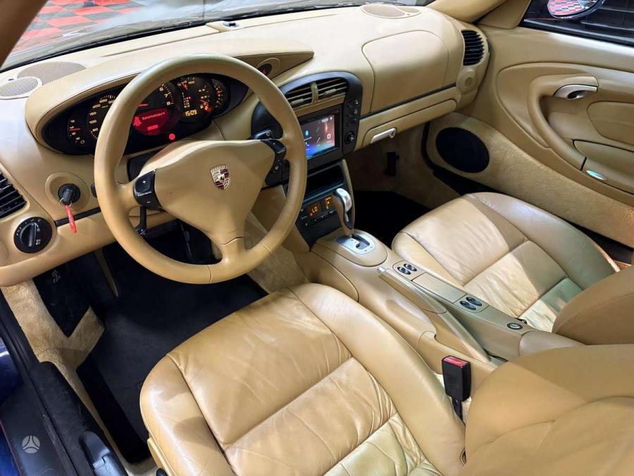 Blue Porsche 911 2002 in Vilnius, with an engine capacity of 3.60 L and mileage of 88 thousand km for 32500 €, photo 11 on AUTOMOTO.COM.LV