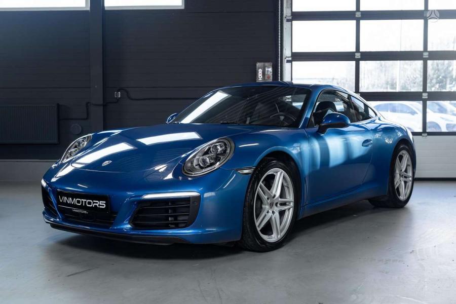 Zils Porsche 911 2018 Viļņa, ar dzinēja tilpumu 2.98 L un nobraukumu 46 tūkst. km par 71999 €, foto 1 vietnē AUTOMOTO.COM.LV