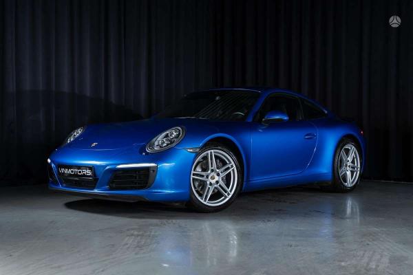 Zils Porsche 911 2018 Viļņa, ar dzinēja tilpumu 2.98 L un nobraukumu 47 tūkst. km par 71999 €, foto 1 vietnē AUTOMOTO.COM.LV
