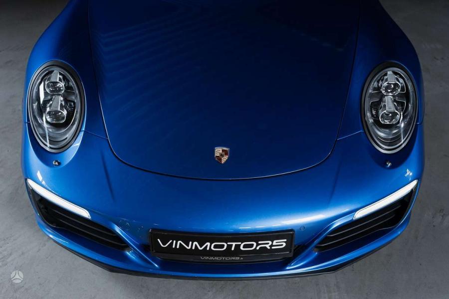 Zils Porsche 911 2018 Viļņa, ar dzinēja tilpumu 2.98 L un nobraukumu 47 tūkst. km par 71999 €, foto 15 vietnē AUTOMOTO.COM.LV