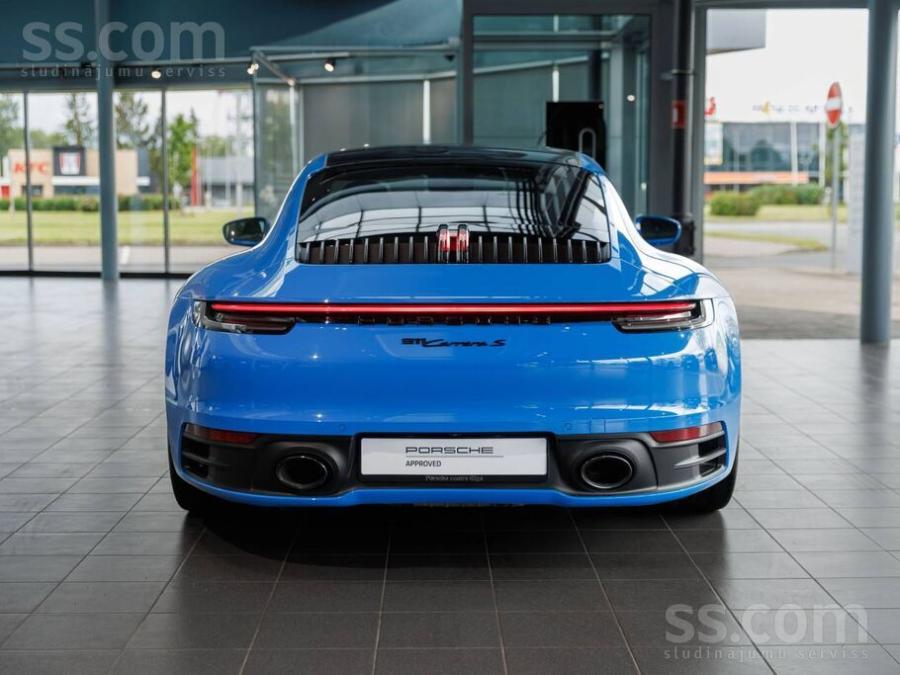 Синий Порше 911 2022 в Рига, объемом двигателя 3.00 л и пробегом 25 тыс. км за 129000 €, фото 7 на AUTOMOTO.COM.LV