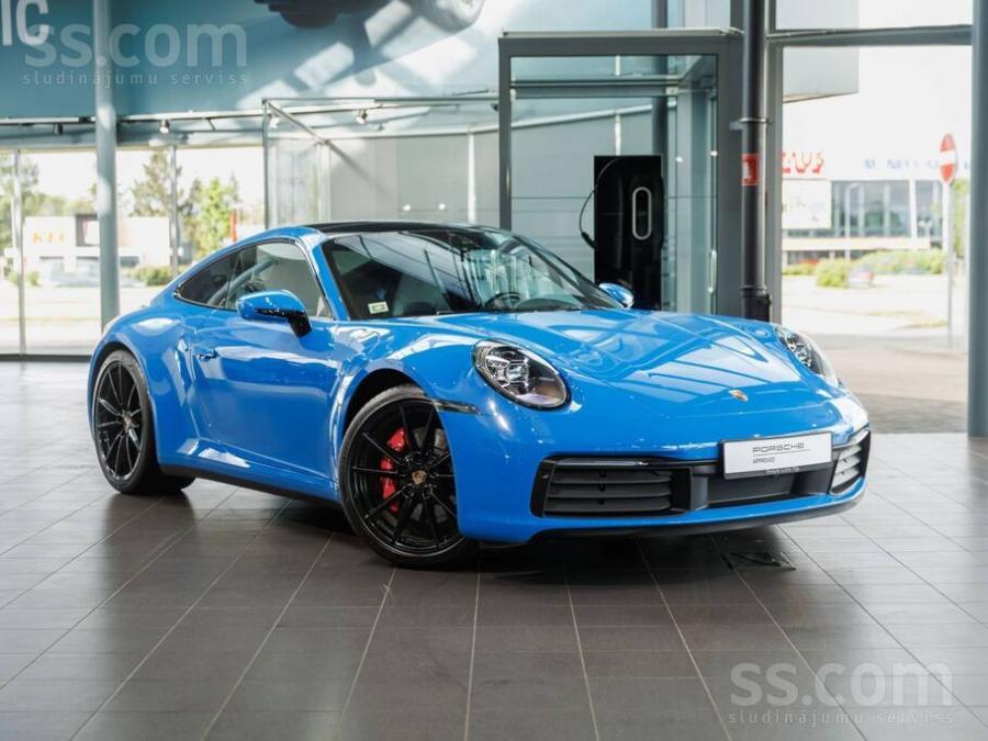 Синий Порше 911 2022 в Рига, объемом двигателя 3.00 л и пробегом 25 тыс. км за 129000 €, фото 10 на AUTOMOTO.COM.LV