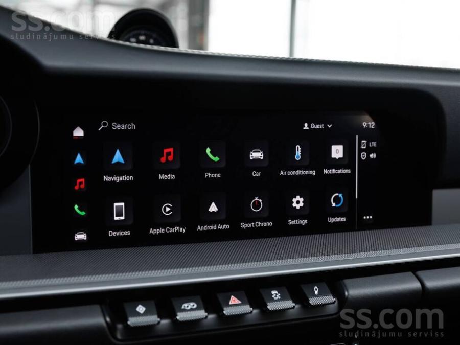 Синий Порше 911 2022 в Рига, объемом двигателя 3.00 л и пробегом 25 тыс. км за 129000 €, фото 28 на AUTOMOTO.COM.LV