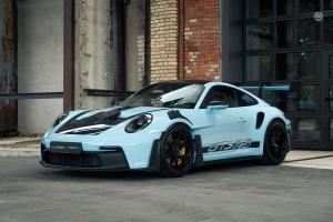 Zils Porsche 911 2024 Viļņa, ar dzinēja tilpumu 4.00 L un nobraukumu 2 tūkst. km par 345000 €, foto 4 vietnē AUTOMOTO.COM.LV