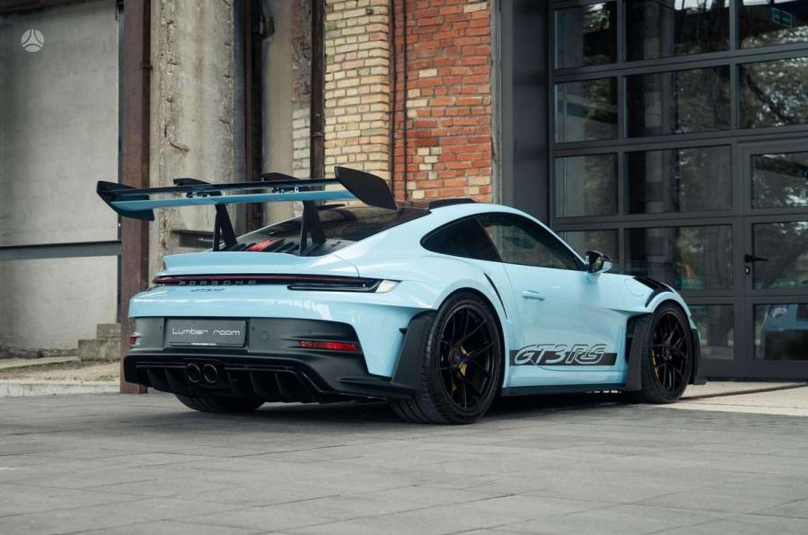 Zils Porsche 911 2024 Viļņa, ar dzinēja tilpumu 4.00 L un nobraukumu 2 tūkst. km par 345000 €, foto 46 vietnē AUTOMOTO.COM.LV