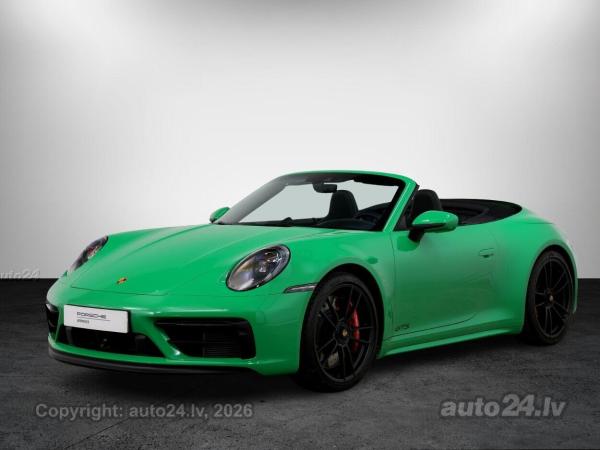 Green Porsche 911 2023 in Tallinn, with an engine capacity of 3.00 L and mileage of 9 thousand km for 163900 €, photo 1 on AUTOMOTO.COM.LV