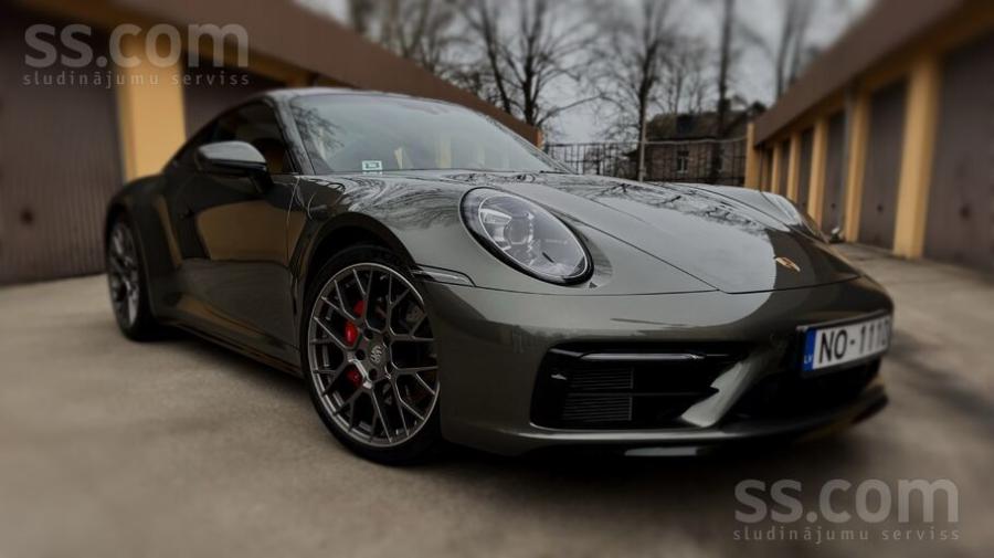 Zaļš Porsche 911 2023 Rīga, ar dzinēja tilpumu 3.00 L un nobraukumu 6 tūkst. km par 149000 €, foto 1 vietnē AUTOMOTO.COM.LV