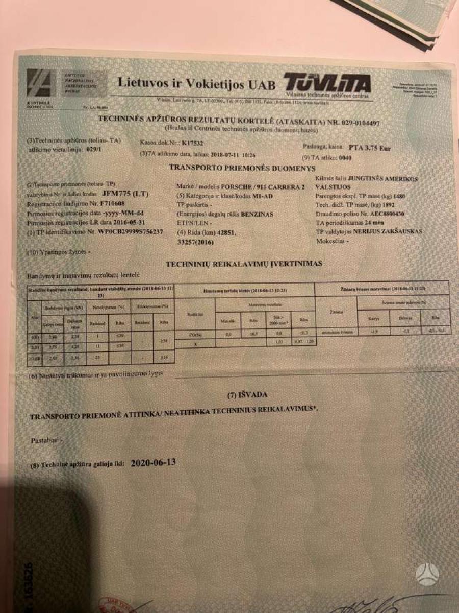 Pelēks Porsche 911 2009 Alīta, ar dzinēja tilpumu 3.80 L un nobraukumu 44 tūkst. km par 25000 €, foto 18 vietnē AUTOMOTO.COM.LV