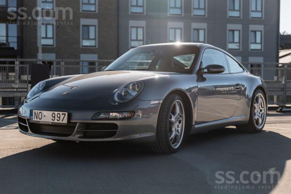 Grey Porsche 911 2005 in Riga, with an engine capacity of 3.80 L and mileage of 154 thousand km for 44997 €, photo 1 on AUTOMOTO.COM.LV