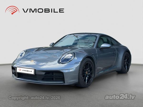 Grey Porsche 911 2025 in Riga, with an engine capacity of 3.00 L and mileage of 13 thousand km for 129900 €, photo 1 on AUTOMOTO.COM.LV