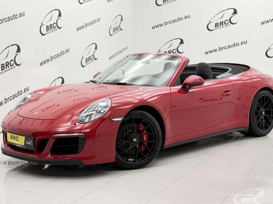 Red Porsche 911 2018 in Vilnius, with an engine capacity of 2.98 L and mileage of 53 thousand km for 83400 €, photo 1 on AUTOMOTO.COM.LV