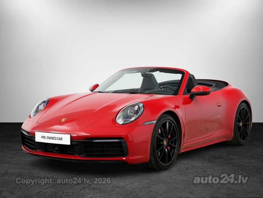 Red Porsche 911 2022 in Tallinn, with an engine capacity of 3.00 L and mileage of 35 thousand km for 139000 €, photo 1 on AUTOMOTO.COM.LV