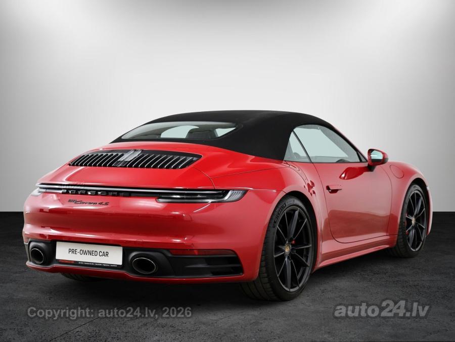 Red Porsche 911 2022 in Tallinn, with an engine capacity of 3.00 L and mileage of 35 thousand km for 139000 €, photo 7 on AUTOMOTO.COM.LV