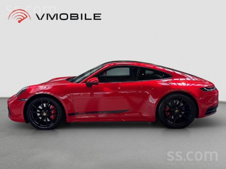 Sarkans Porsche 911 2021 Rīga, ar dzinēja tilpumu 3.00 L un nobraukumu 27 tūkst. km par 132300 €, foto 4 vietnē AUTOMOTO.COM.LV