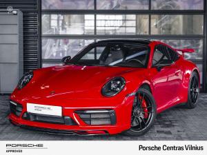Sarkans Porsche 911 2023 Viļņa, ar dzinēja tilpumu 2.98 L un nobraukumu 17 tūkst. km par 149911 €, foto  vietnē AUTOMOTO.COM.LV