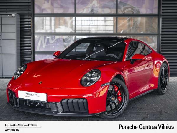 Sarkans Porsche 911 2024 Viļņa, ar dzinēja tilpumu 3.59 L un nobraukumu 12 tūkst. km par 189911 €, foto 1 vietnē AUTOMOTO.COM.LV